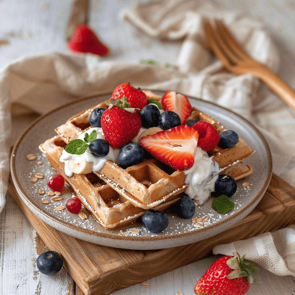 Gaufre Healthy 🧇 : Recette Légère, Sans Sucre et Ultra Croustillante