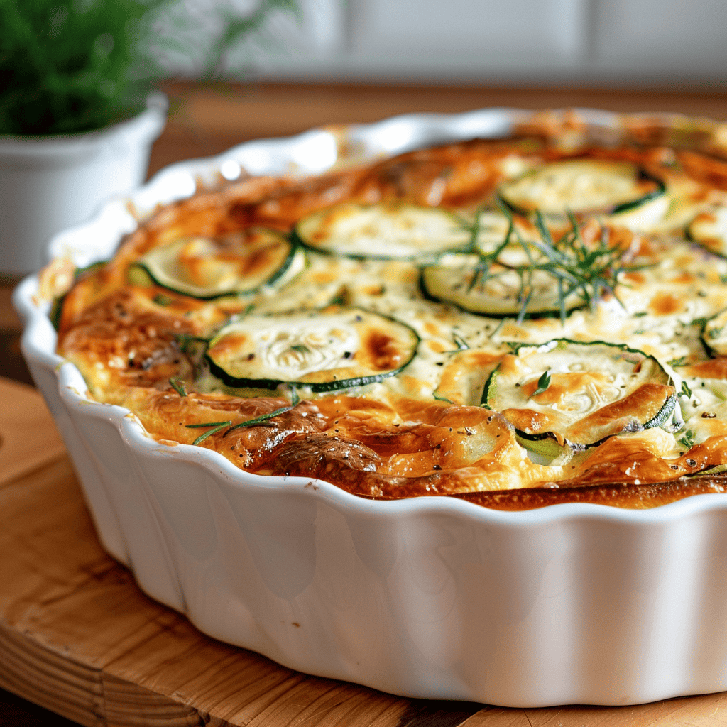 Recette Quiche Courgette Sans Pâte : Légère, Rapide et Gourmande