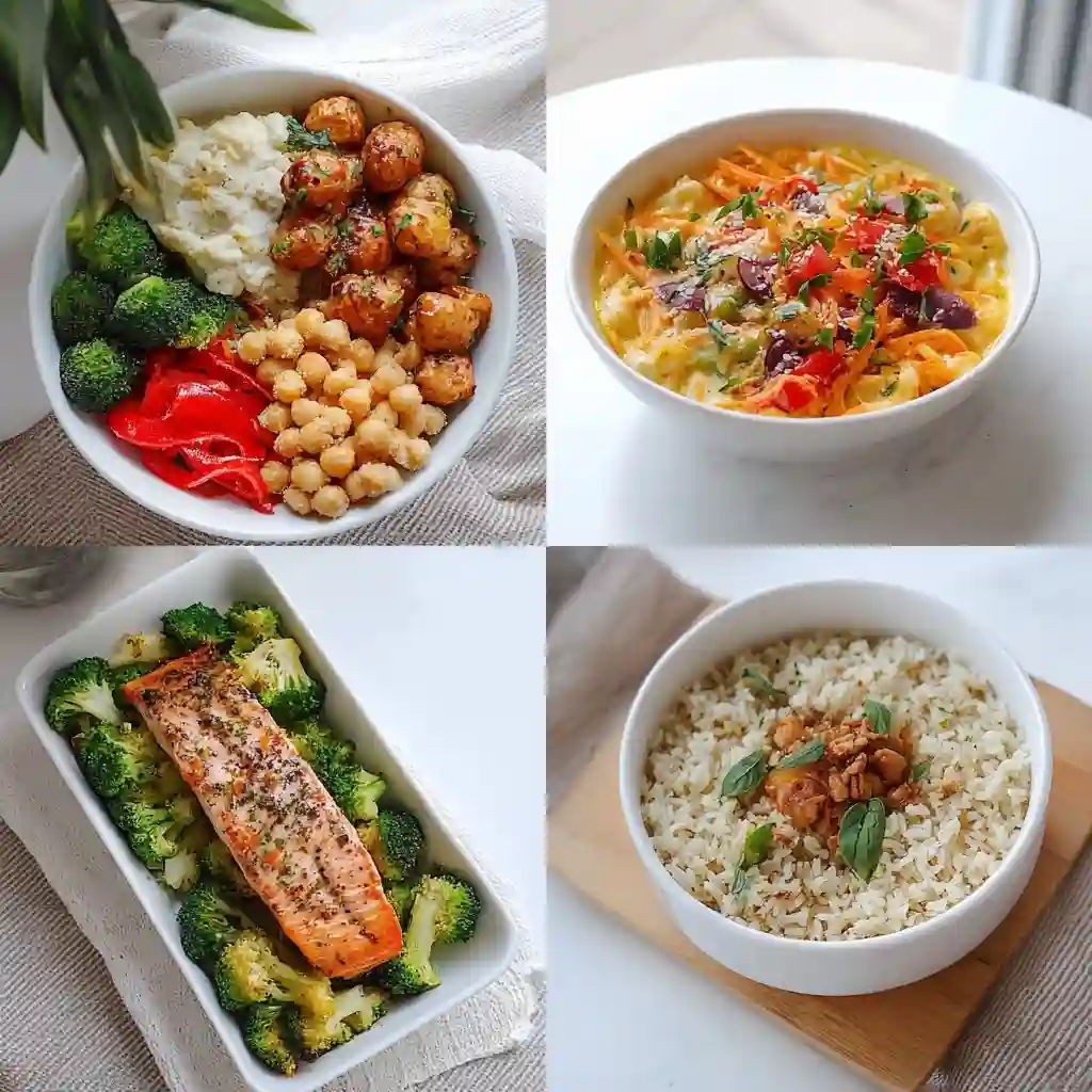 Menu healthy de la semaine : idées de repas minceur et équilibrés