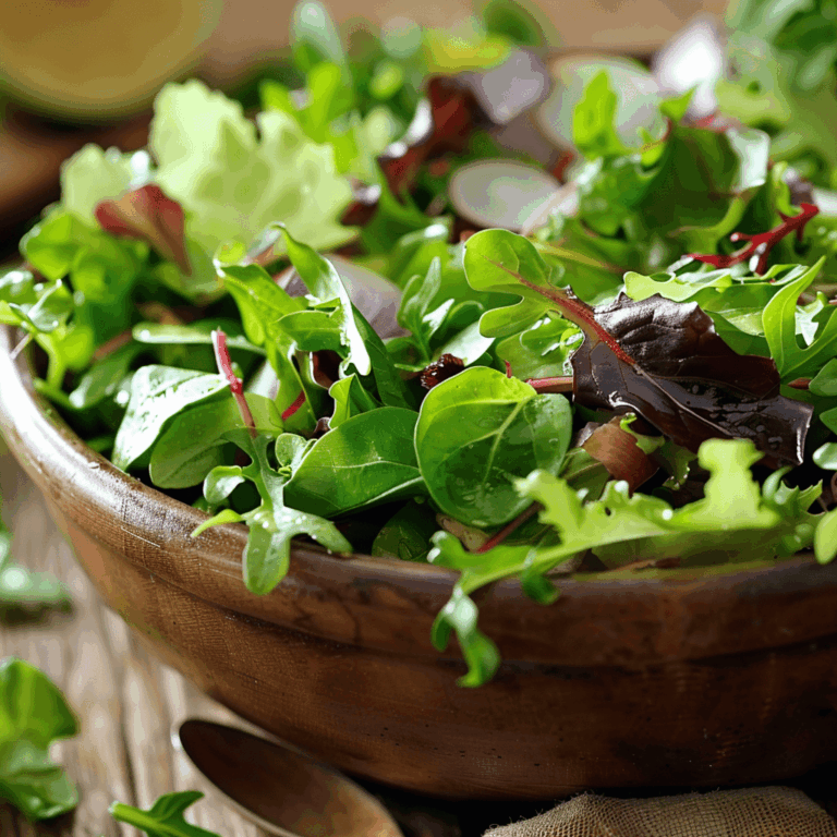 Salade Mesclun : Recette Fraîche, Légère et Pleine de Bienfaits