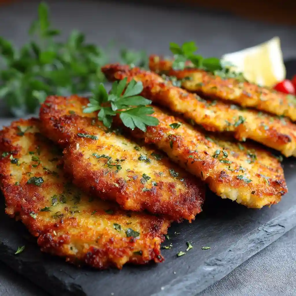 Recette escalope de poulet panée légère – Croustillante au four (30 min)