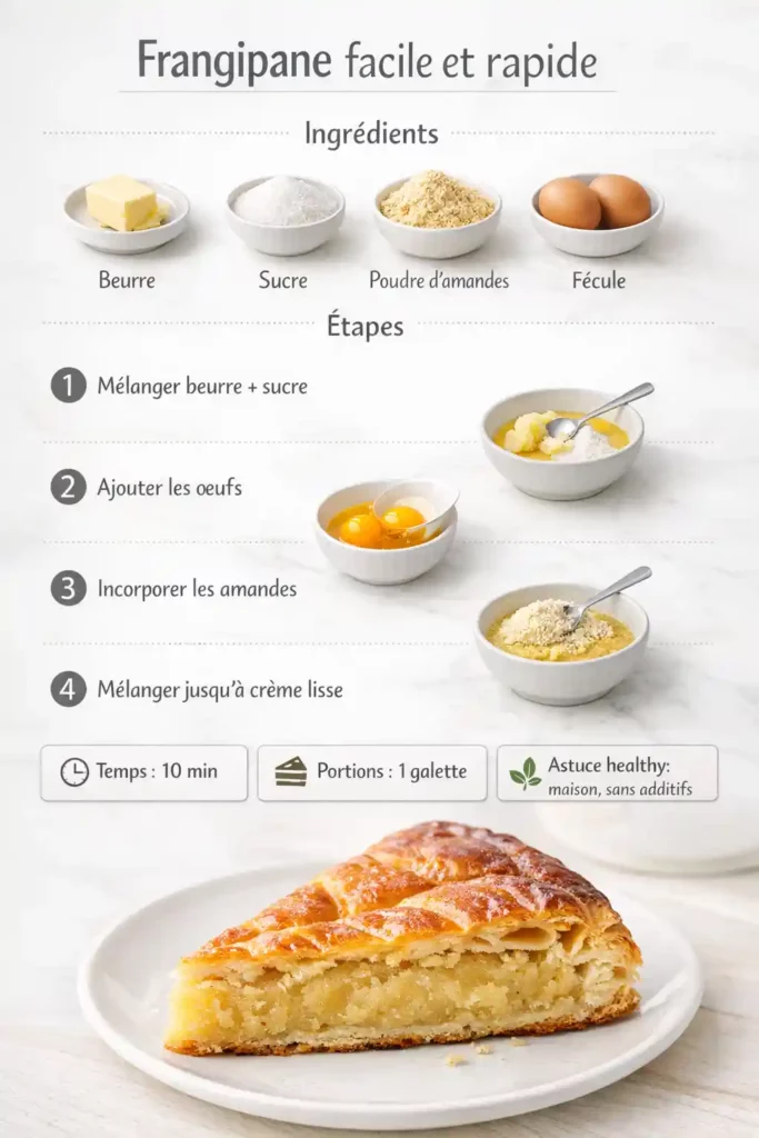 Frangipane facile et rapide – Prête en 10 min (5 ingrédients)
