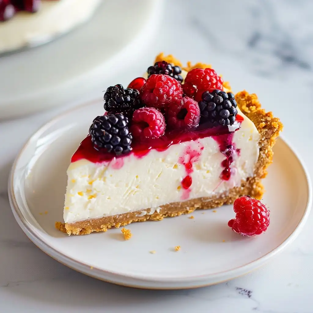 Cheesecake skyr sans cuisson : 1 recette facile et irrésistible